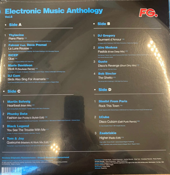 Various / Electronic Music Anthology - LP – Propagande